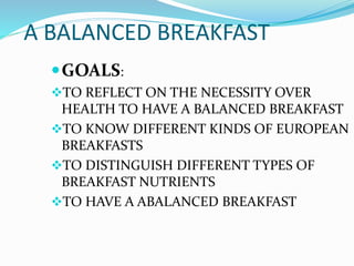 Balance breakfast | PPSX