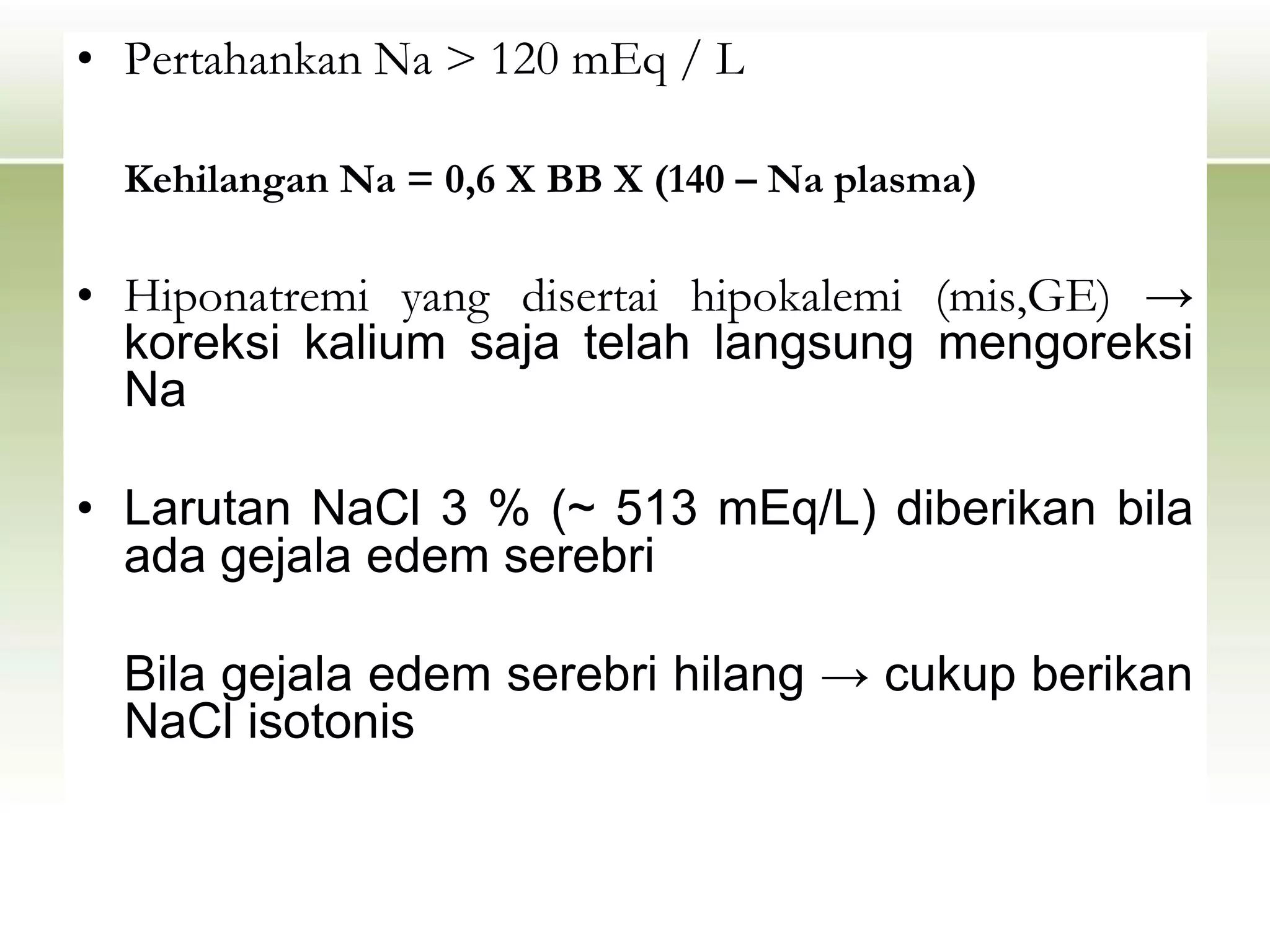 Balance cairan | PPTX