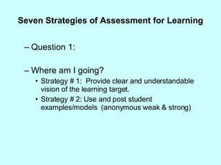 Balanced Assessment Revised | PPT