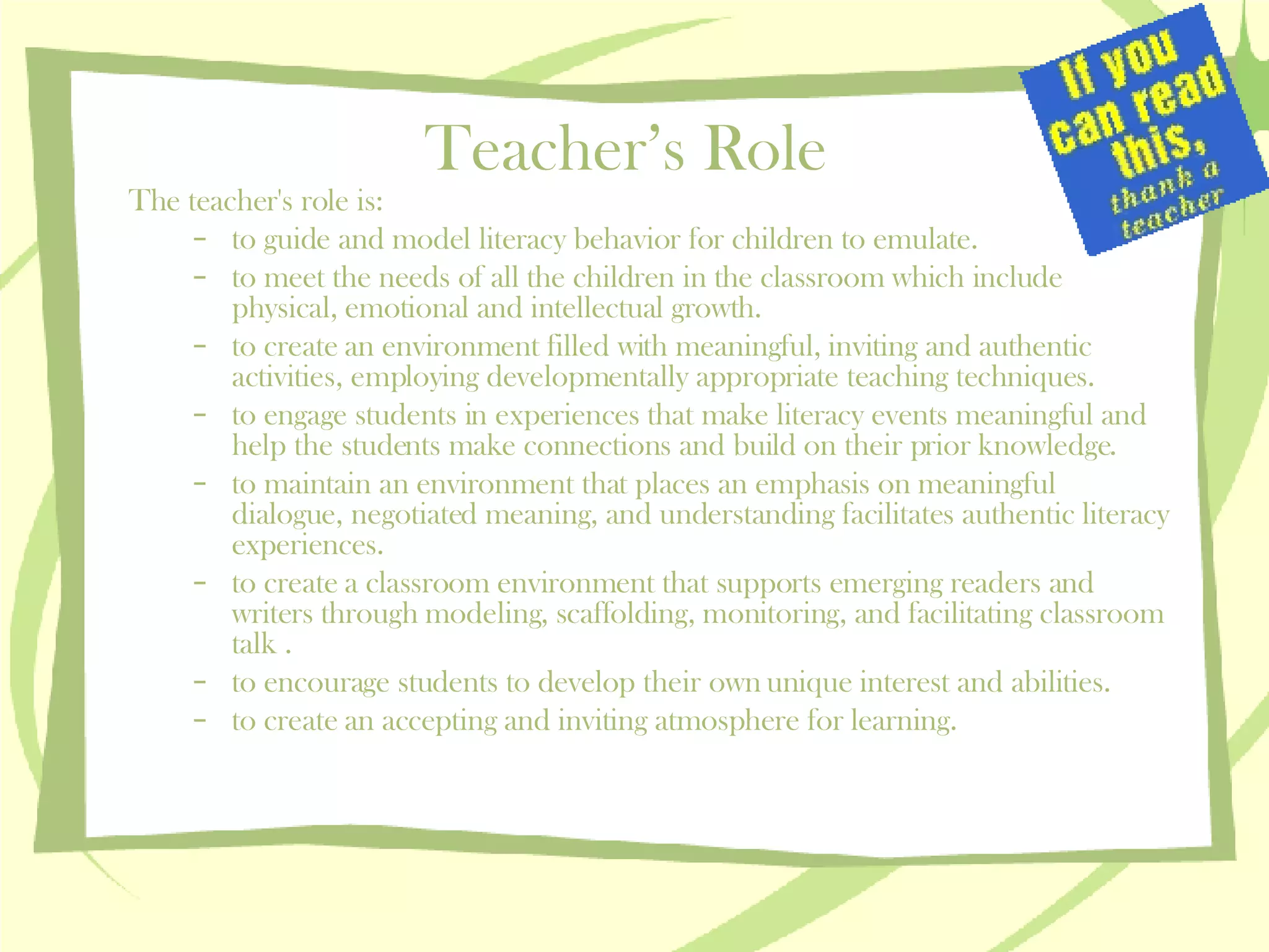 Balanced Literacy | PPT