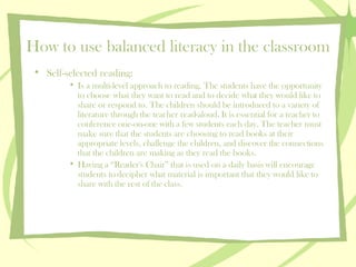 Balanced Literacy | PPT