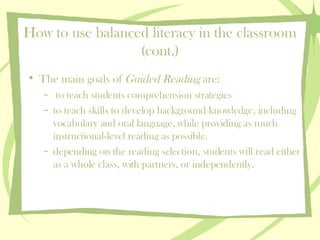 Balanced Literacy | PPT