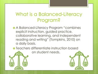 Balanced literacy reading program | PPTX