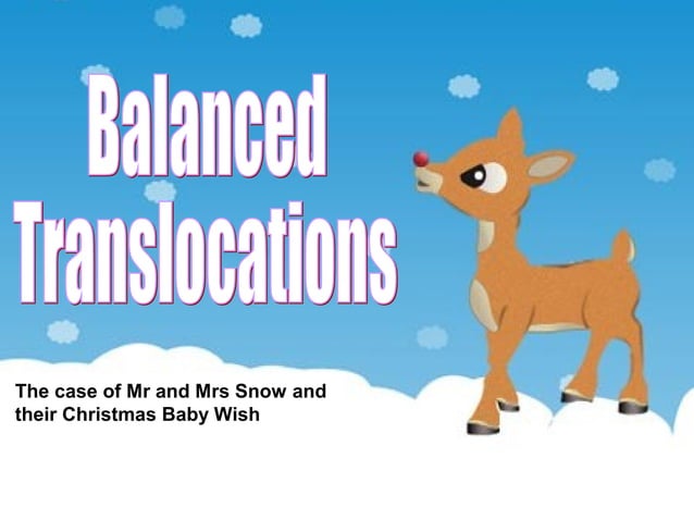 Balanced Translocation | PPT | Pregnancy | Reproductive Health