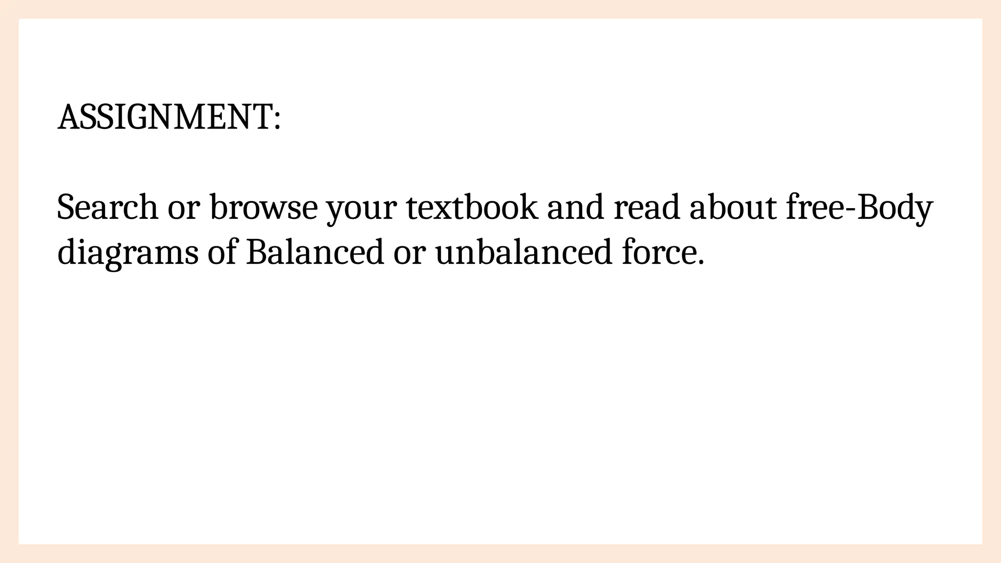 BALANCED AND UNBALANCED FORCE grade 7 physics | PPTX