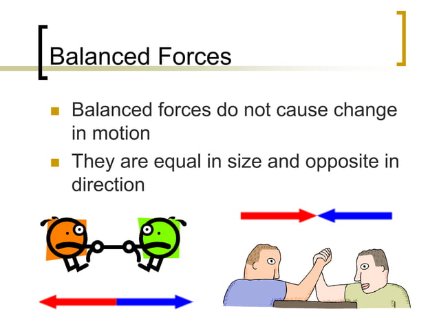 Balanced and Unbalanced Forces.ppt | Physics | Science