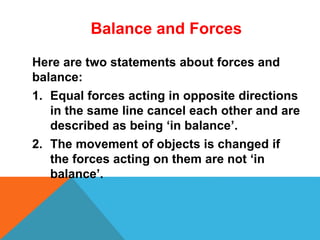 Balanced and Unbalanced Forces.pptx