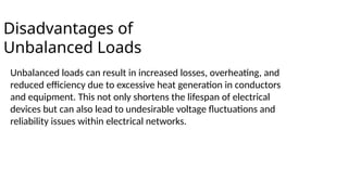 Balanced and Unbalanced Load diiploma porjct reports | PPTX