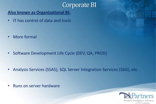 Balanced BI Approach (Power Pivot & SSAS Tabular) | PPT