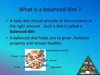 Balanced diet | PPTX