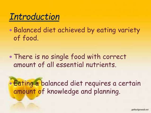 Balanced diet | PPTX