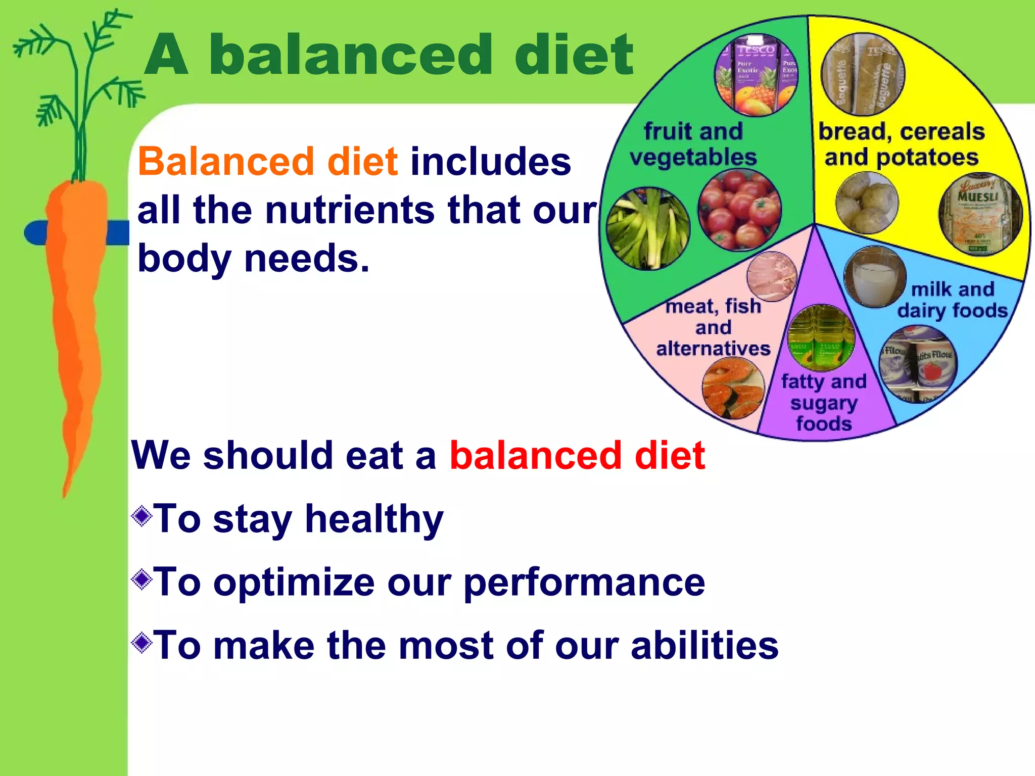 Balanced diet | PPT