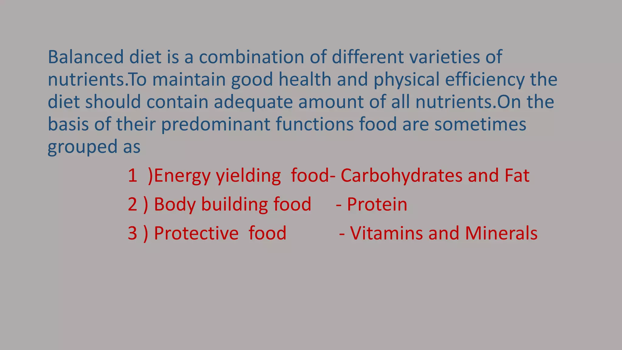 Balanced diet | PDF