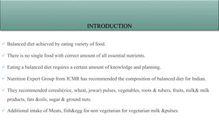 Balanced diet | PPTX | Nutrition | Healthy Living