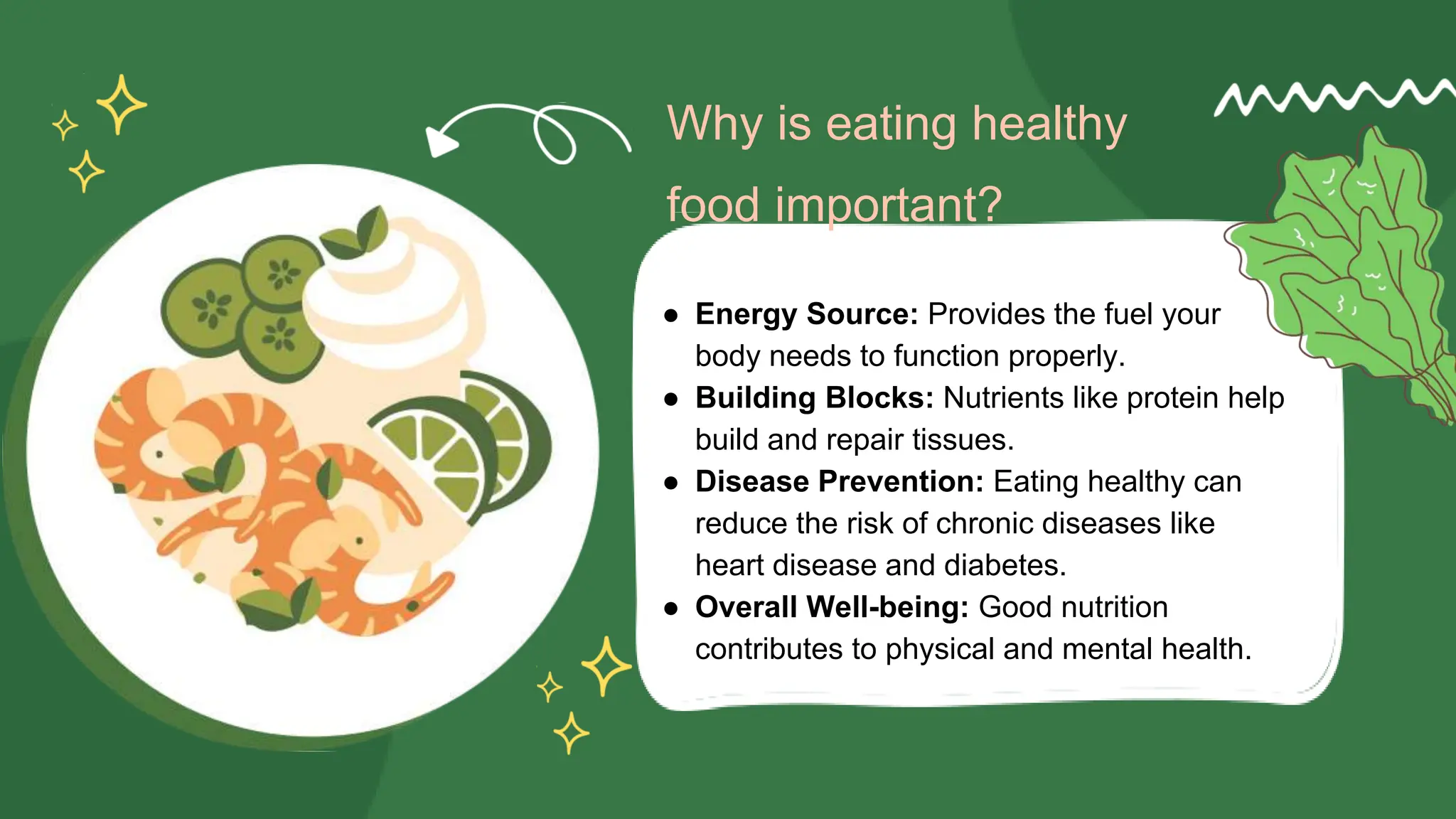 Healthy eating and different types of foods | PPTX