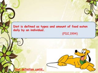 Balanced diet and erosion | PPTX