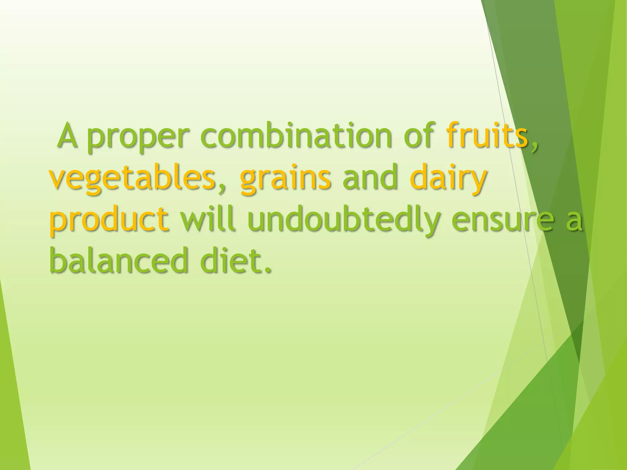Balanced diet | PPT