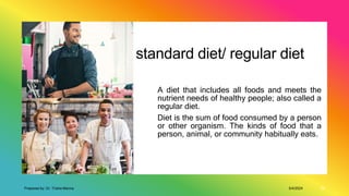 Balanced Diet, Modified Diet, RDA and Menu Planning.pptx