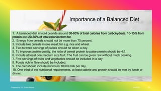 Balanced Diet, Modified Diet, RDA and Menu Planning.pptx