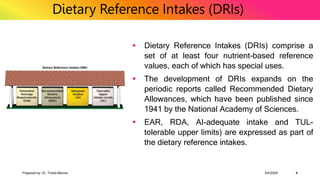 Balanced Diet, Modified Diet, RDA and Menu Planning.pptx
