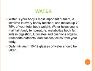 Balanced diet ppt | PPTX