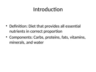 Balanced_Diet_Presentation.pptx nursings | PPTX