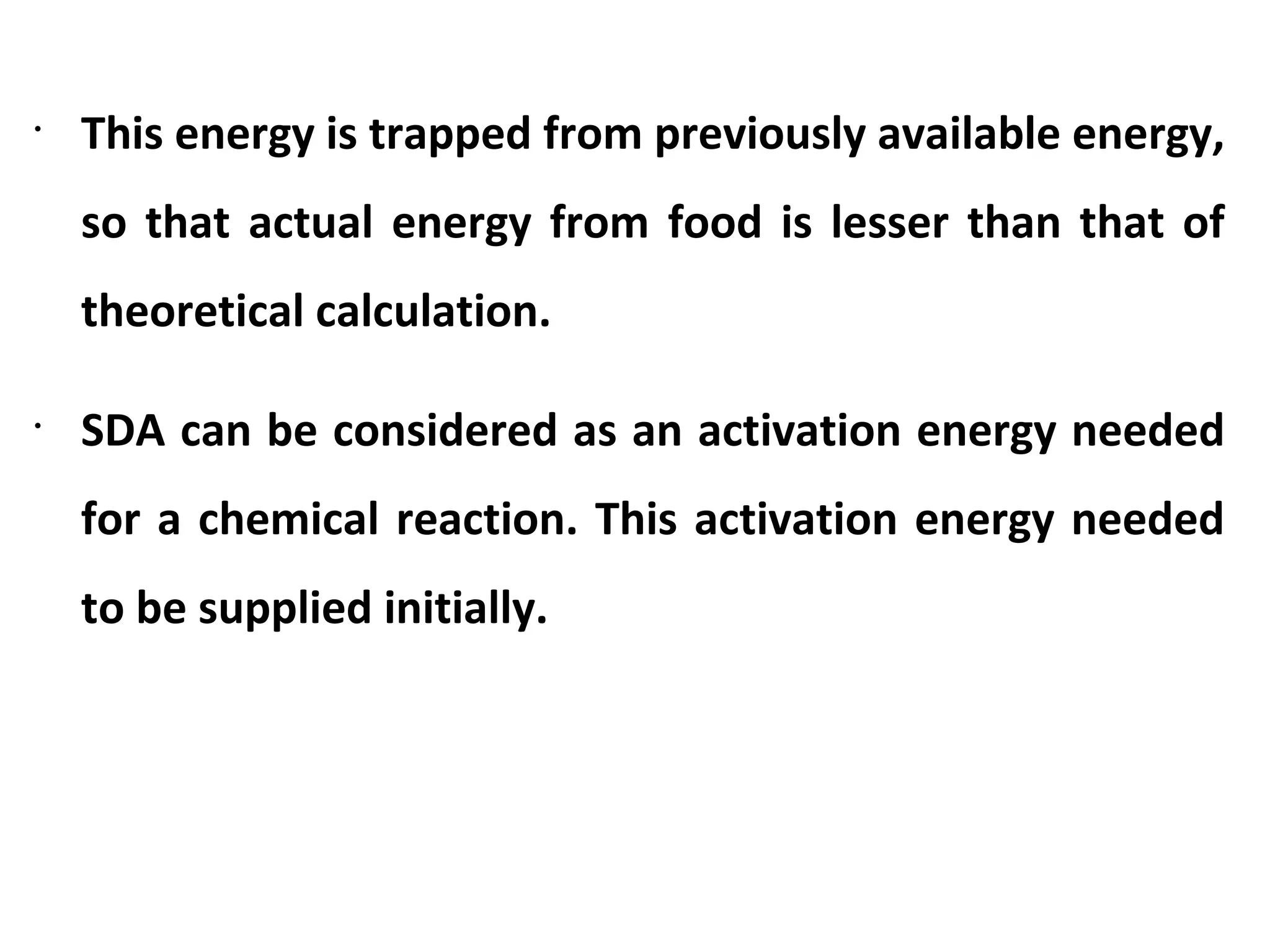 Diet Designing : BMR,SDA and Calorie intake calculation. | PPT