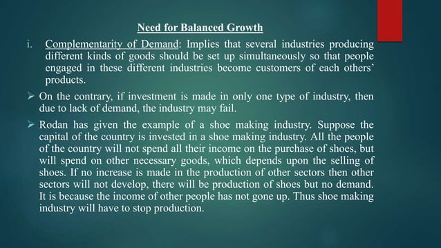 Balanced growth theory.pdf of the economic | PPT