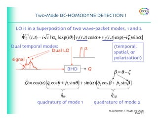 Balanced homodyne detection | PDF