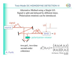Balanced homodyne detection | PDF