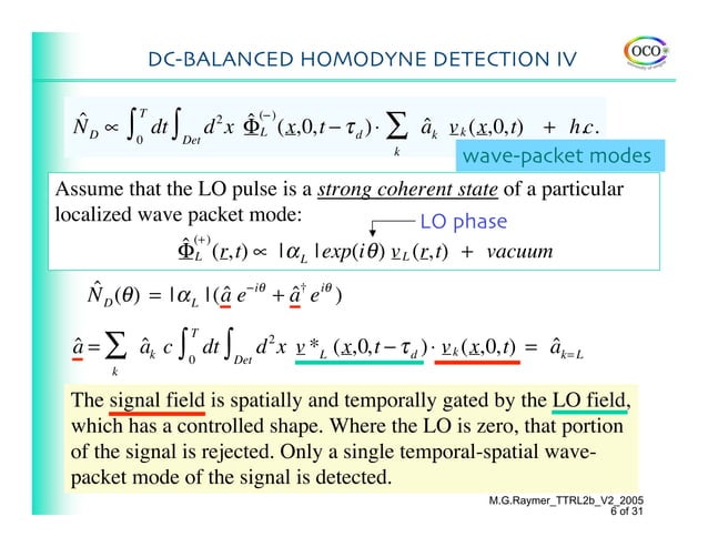 Balanced homodyne detection | PDF