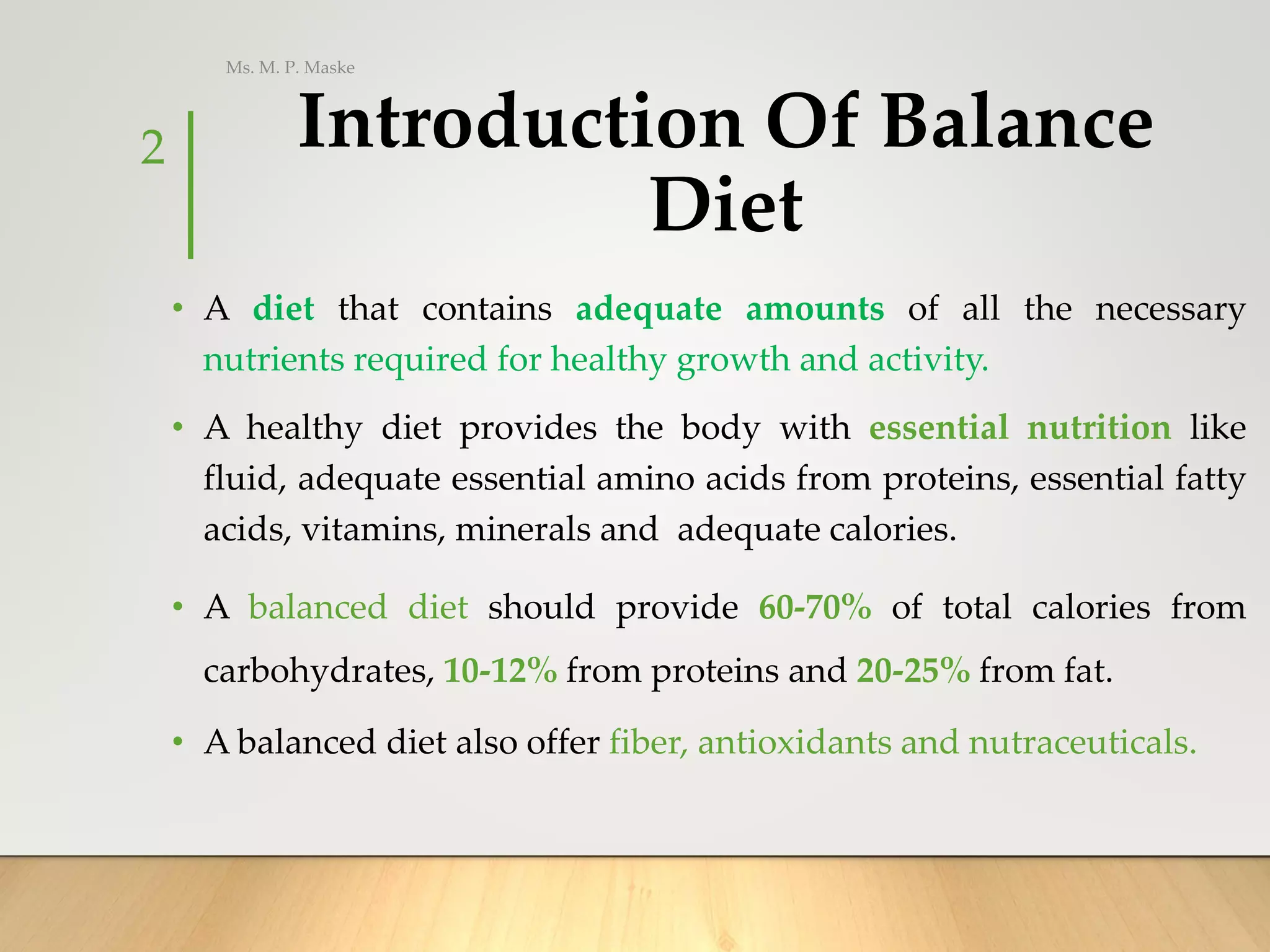 Balance Diet | PDF