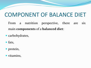 Balance diet | PPTX