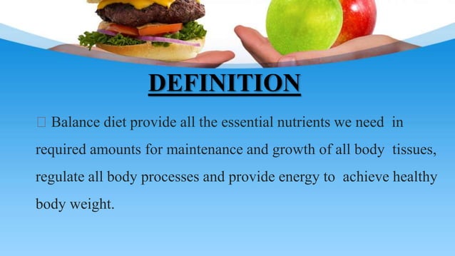 Balance diet | PPT