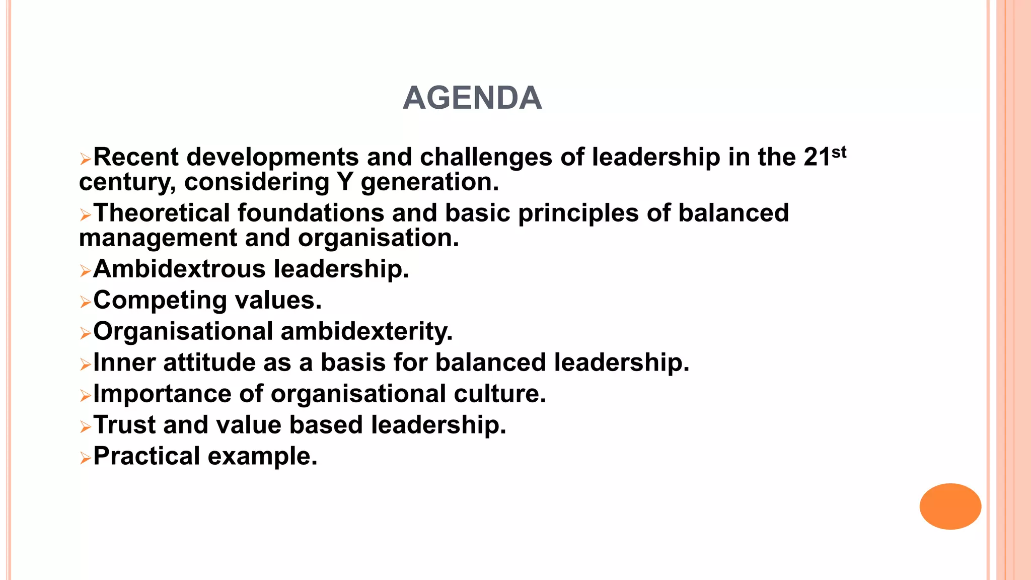 Balanced leadership | PPTX