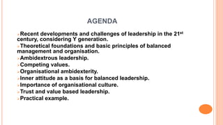 Balanced leadership | PPTX