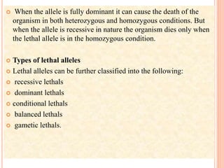 Balanced lethal system | PPTX