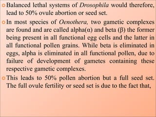 Balanced lethal system | PPTX