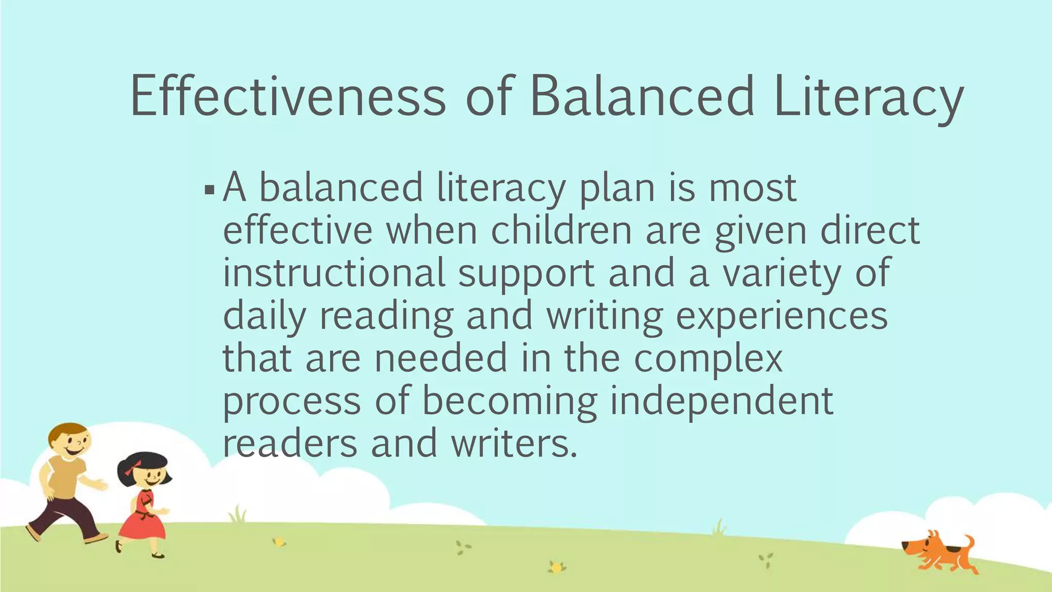 Balanced Literacy Plan | PDF