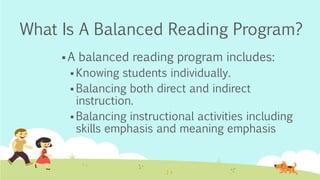 Balanced Literacy Plan | PDF