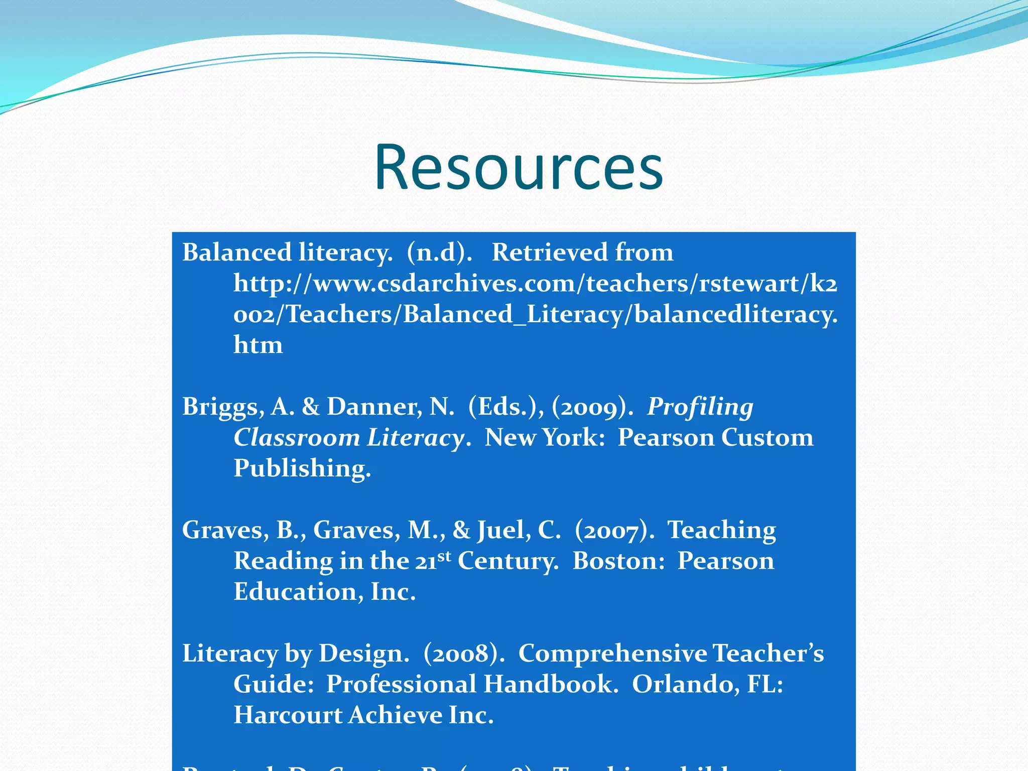 Balanced literacy powerpoint | PPTX