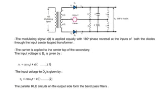 balanced modulator.pptx breif introduction | PPTX