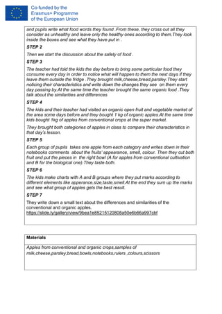 STAY 3E Balanced nutrition lesson plans' book | PDF
