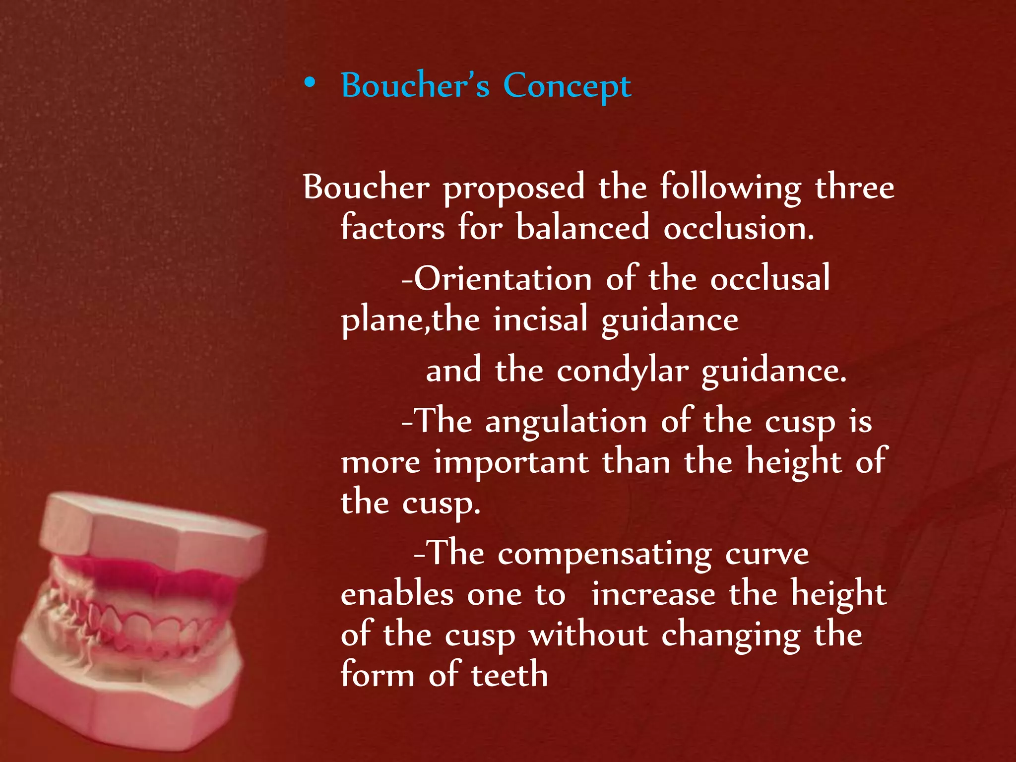 Balanced occlusion - Prosthodontics | PPTX