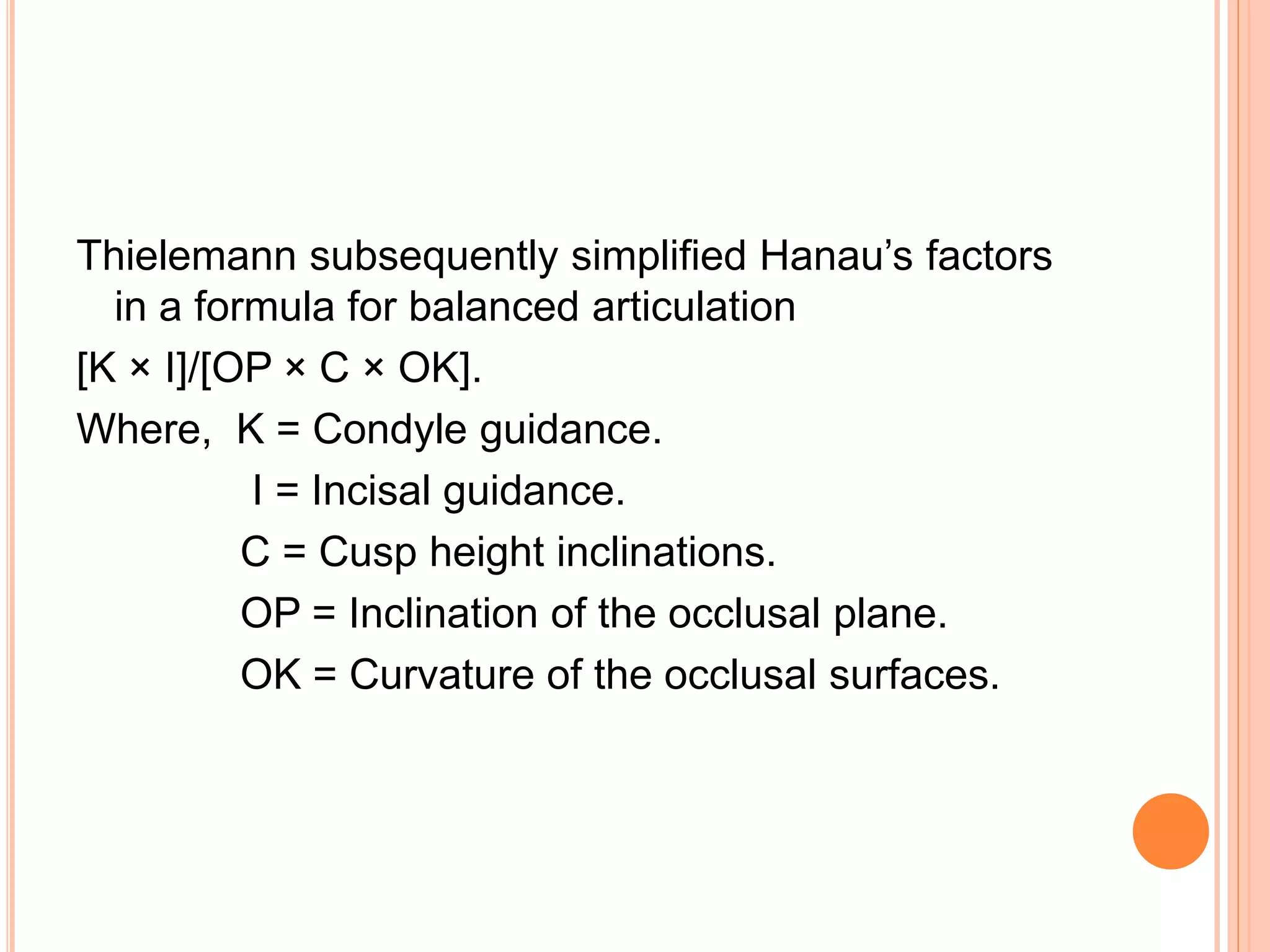 Balanced occlusion | PPTX
