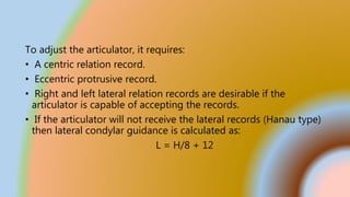 Balanced occlusion | PPTX