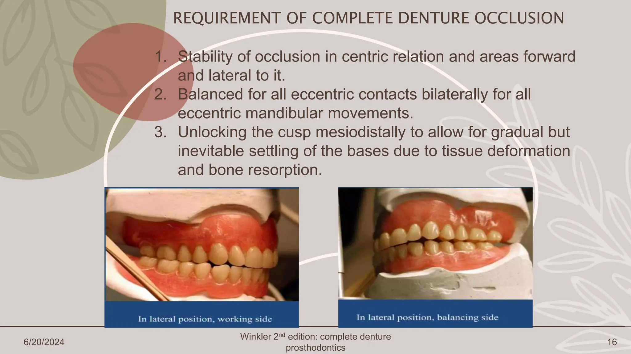 BALANCED OCCLUSION. pptx | PPTX