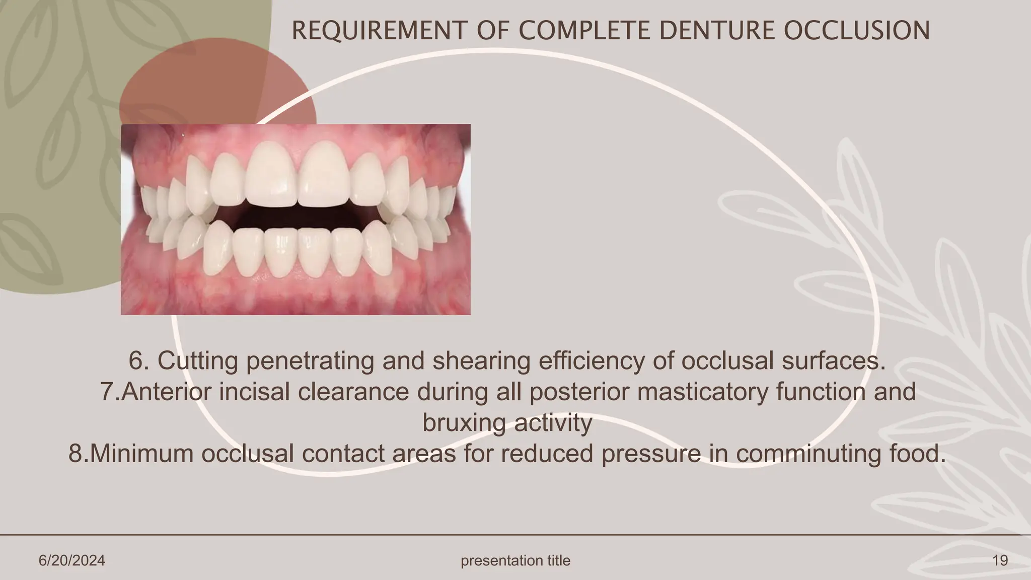 BALANCED OCCLUSION. pptx | PPTX