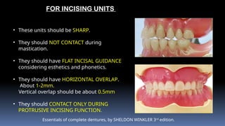 BALANCED OCCLUSION in complete denture prosthodontics | PPTX