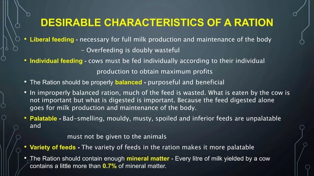 BALANCED RATION.pptx | Nutrition | Healthy Living